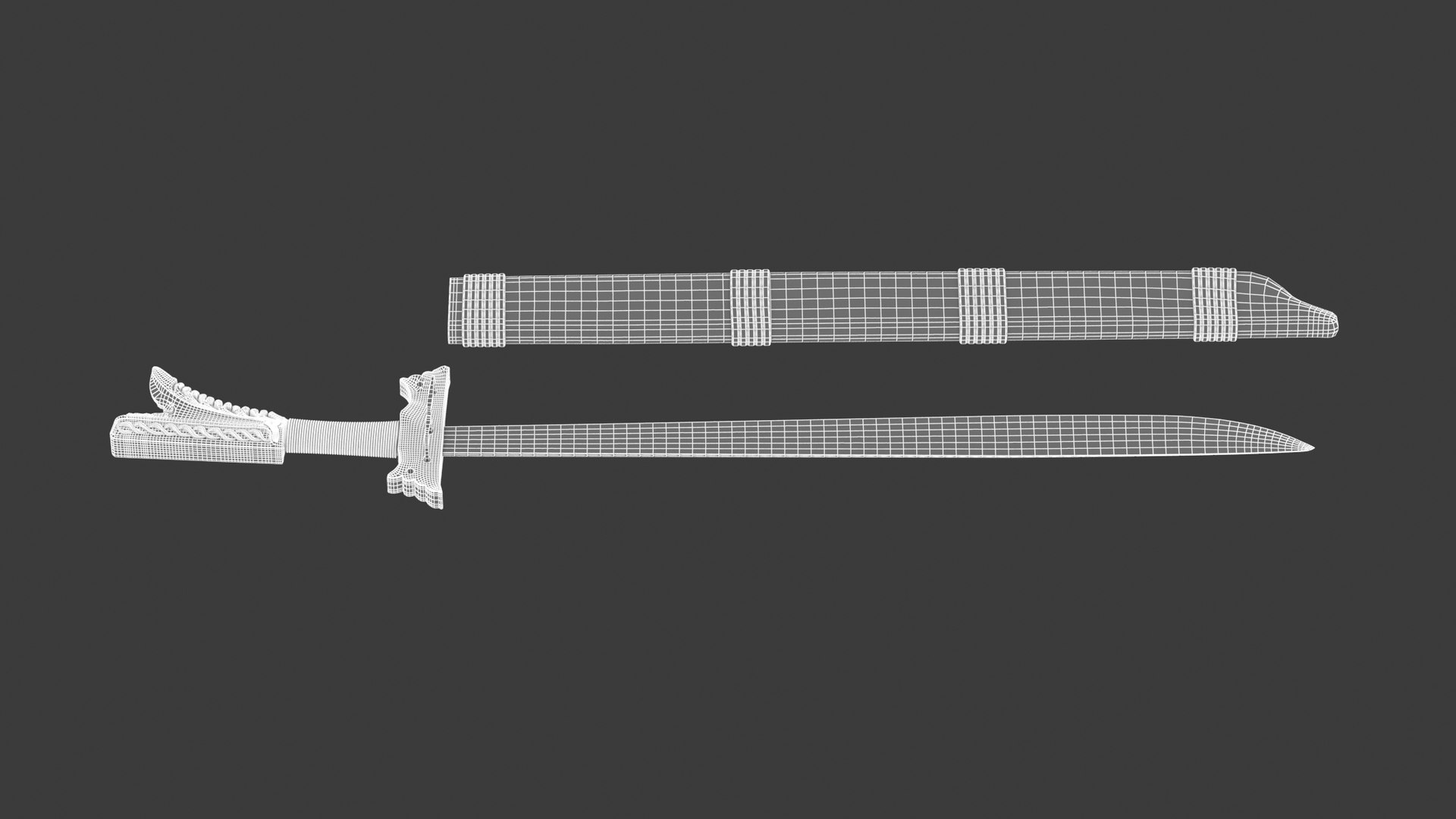 3D Kampilan Sword Model - TurboSquid 1762088