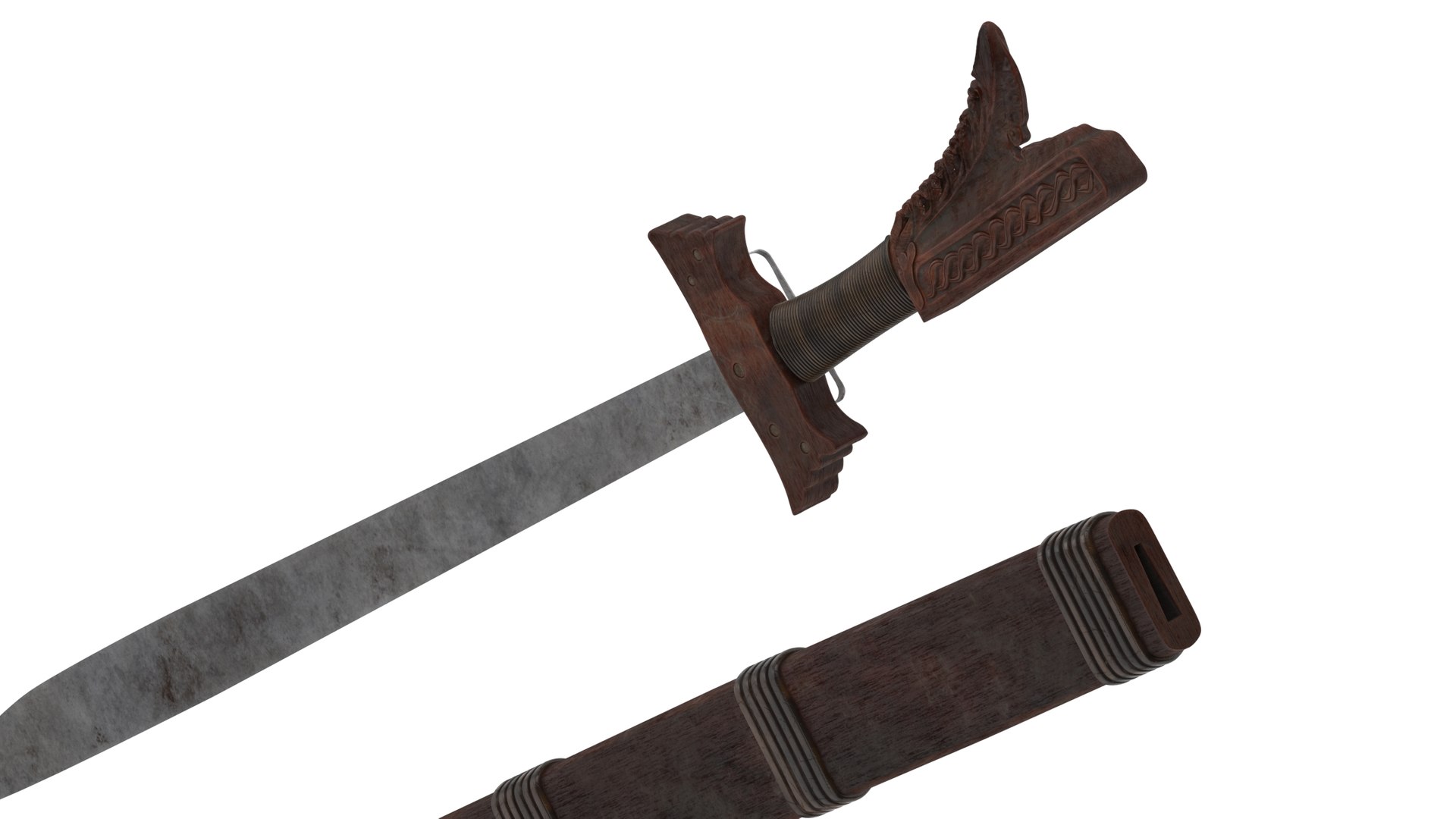 3D Kampilan Sword Model - TurboSquid 1762088
