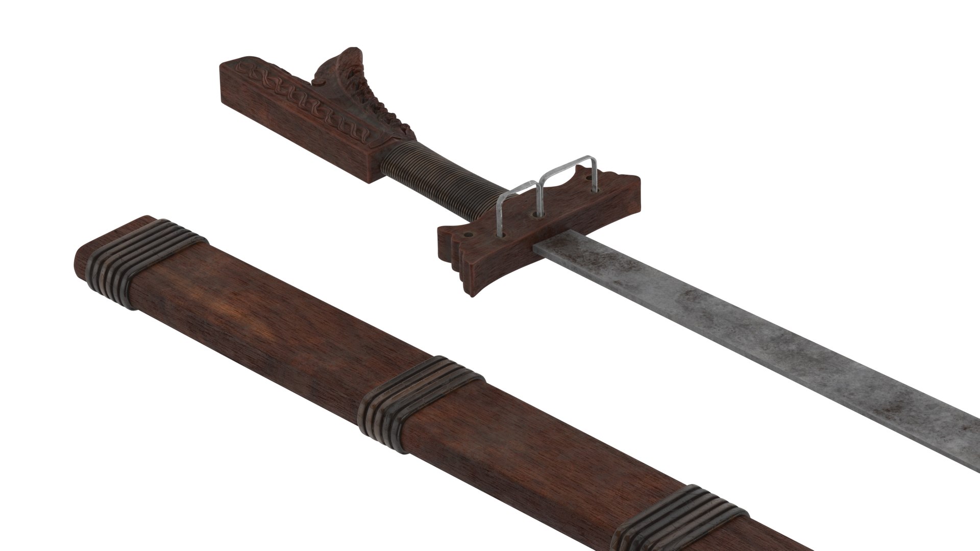 3D Kampilan Sword Model - TurboSquid 1762088