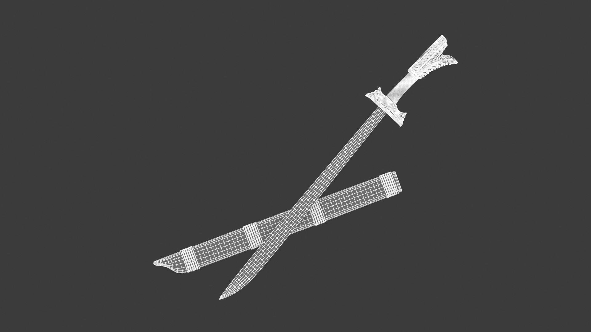 3D Kampilan Sword Model - TurboSquid 1762088