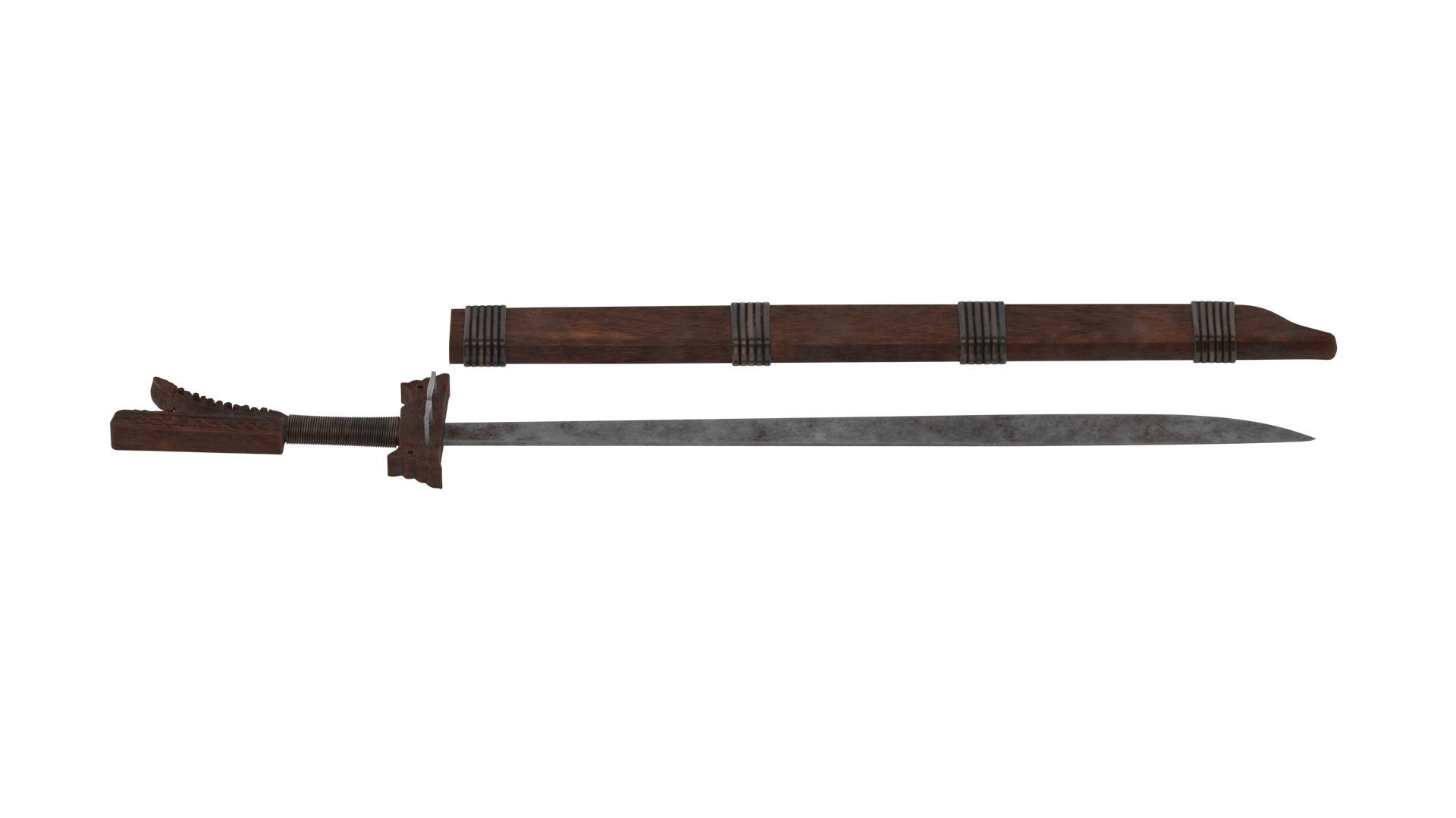 3D Kampilan Sword Model - TurboSquid 1762088