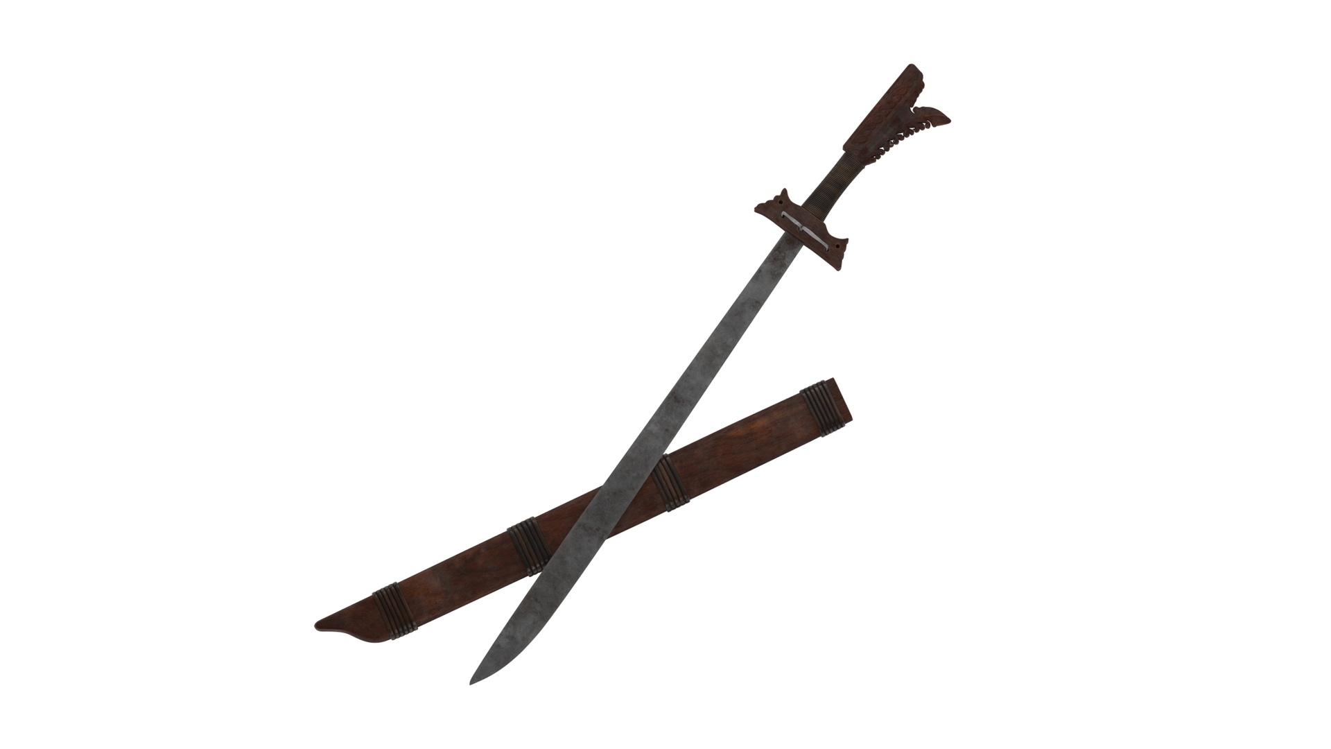 3D Kampilan Sword model - TurboSquid 1762088
