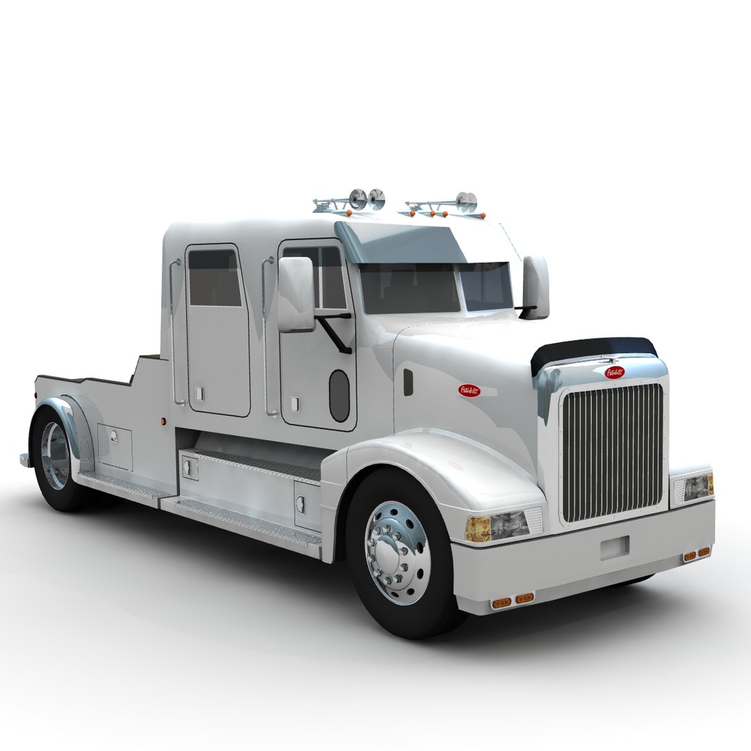 385 Truck Crewcab 3d Model