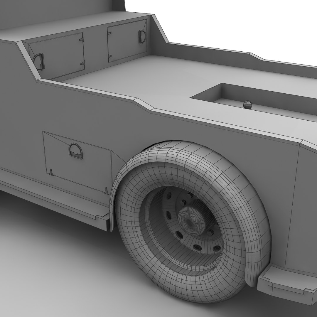 385 Truck Crewcab 3d Model