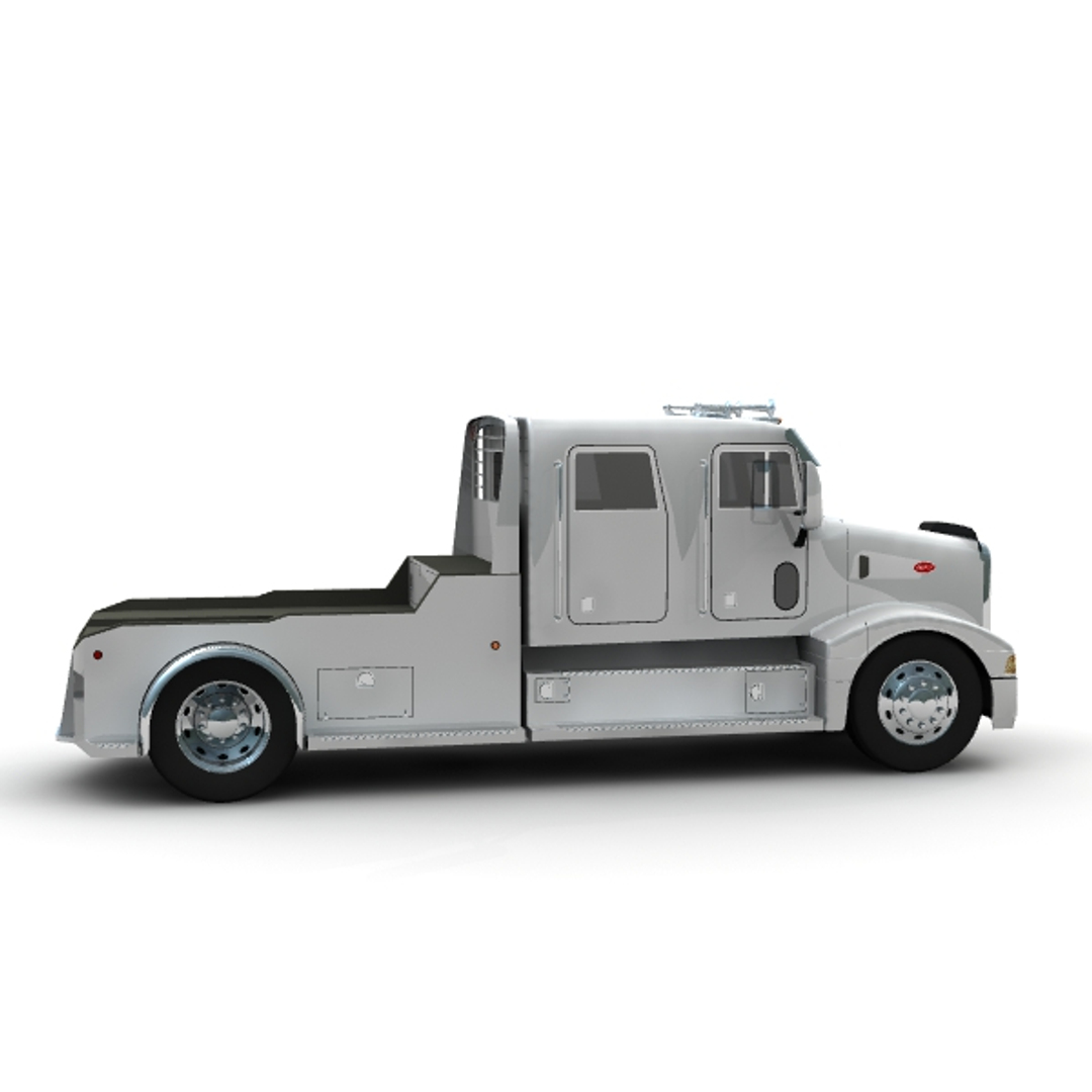 385 Truck Crewcab 3d Model