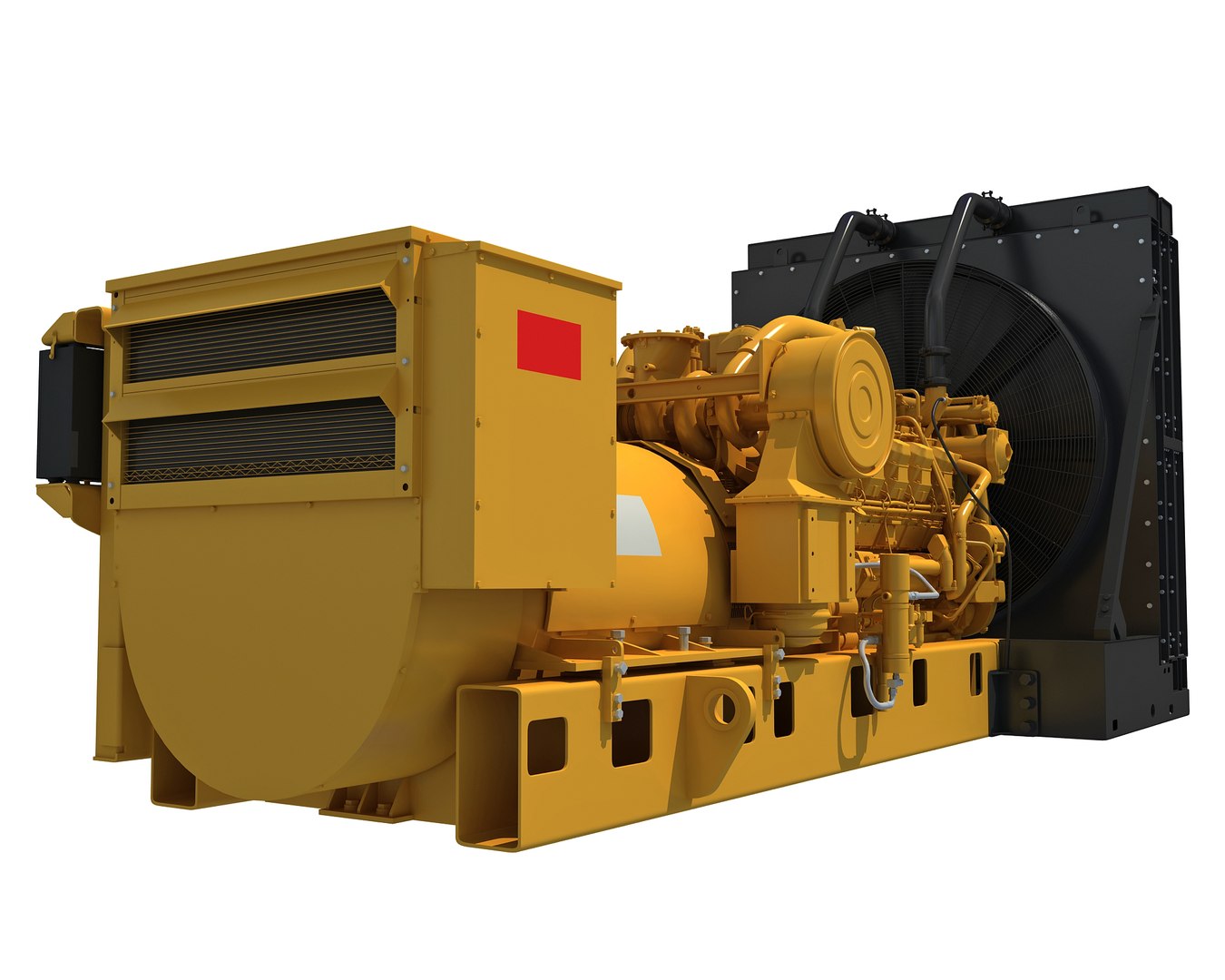 3D Drilling Power Generator Engine Model - TurboSquid 1213614