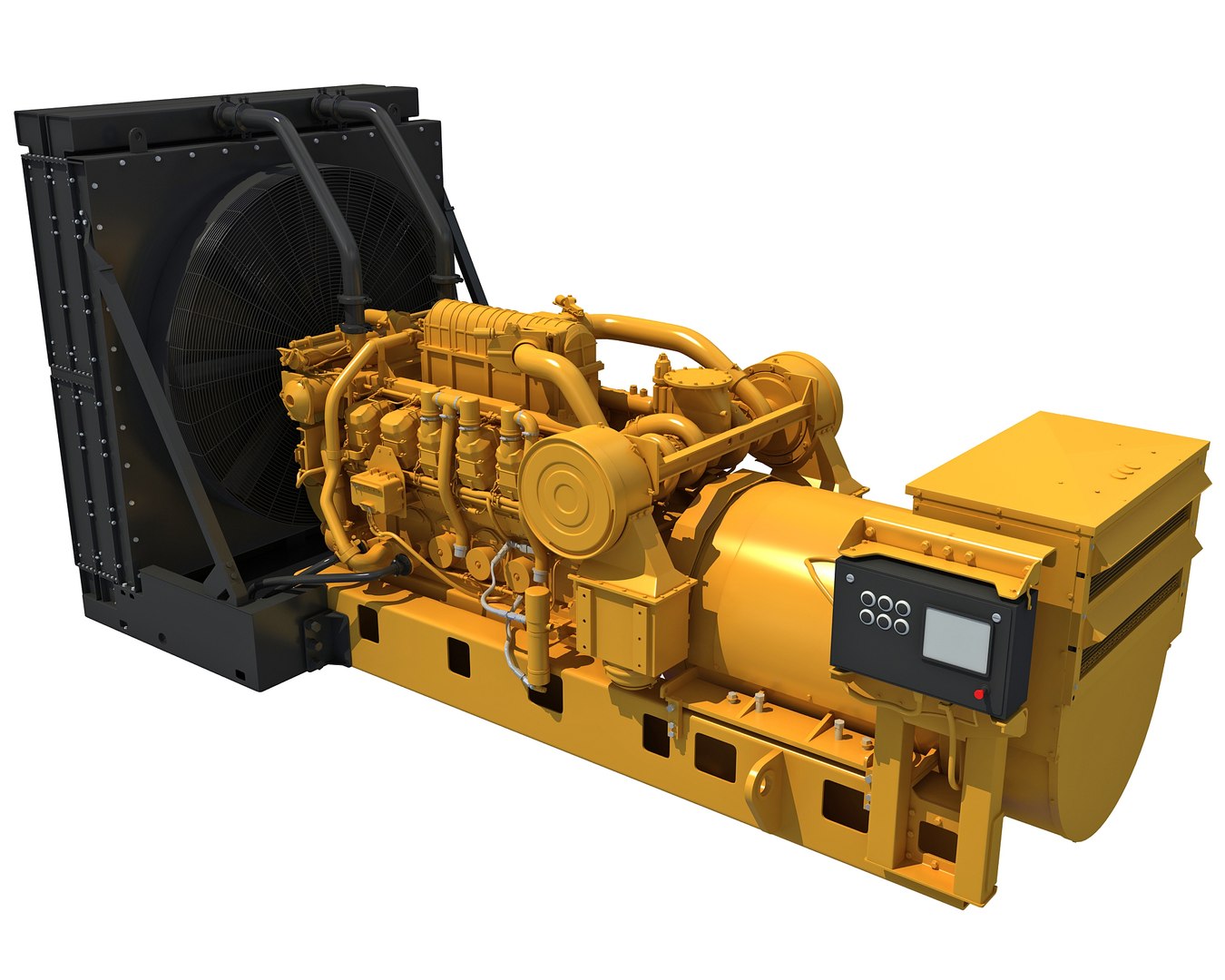 3D Drilling Power Generator Engine Model - TurboSquid 1213614