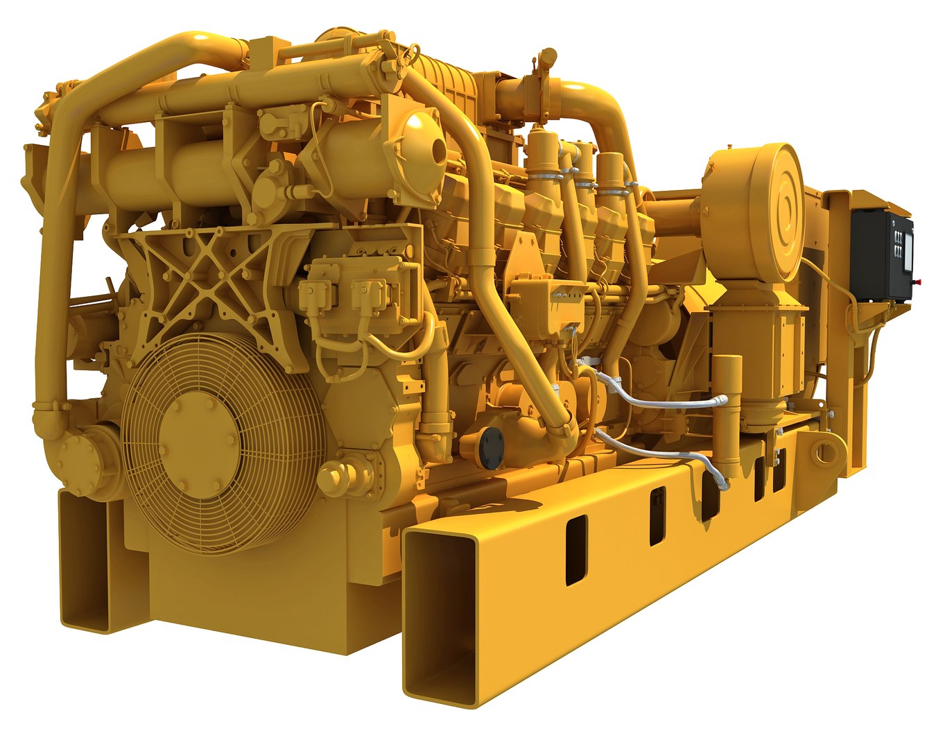 3D Drilling Power Generator Engine Model - TurboSquid 1213614