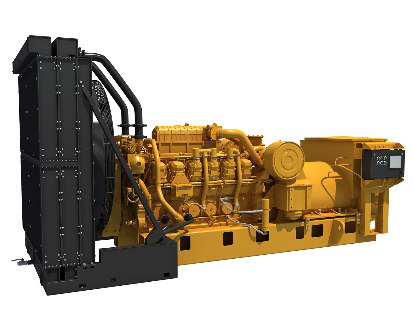 3D Drilling Power Generator Engine Model - TurboSquid 1213614