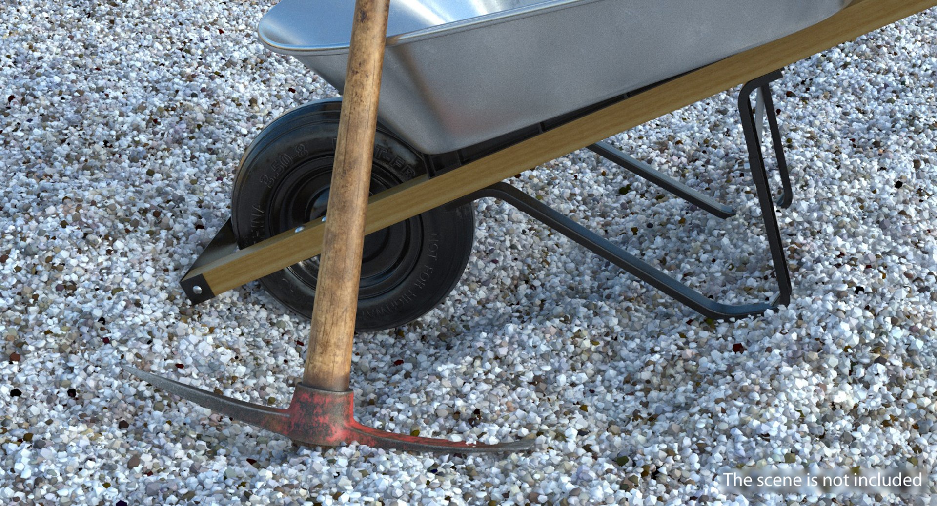 Pickaxe Shovel Hammer 3D Model - TurboSquid 1340189