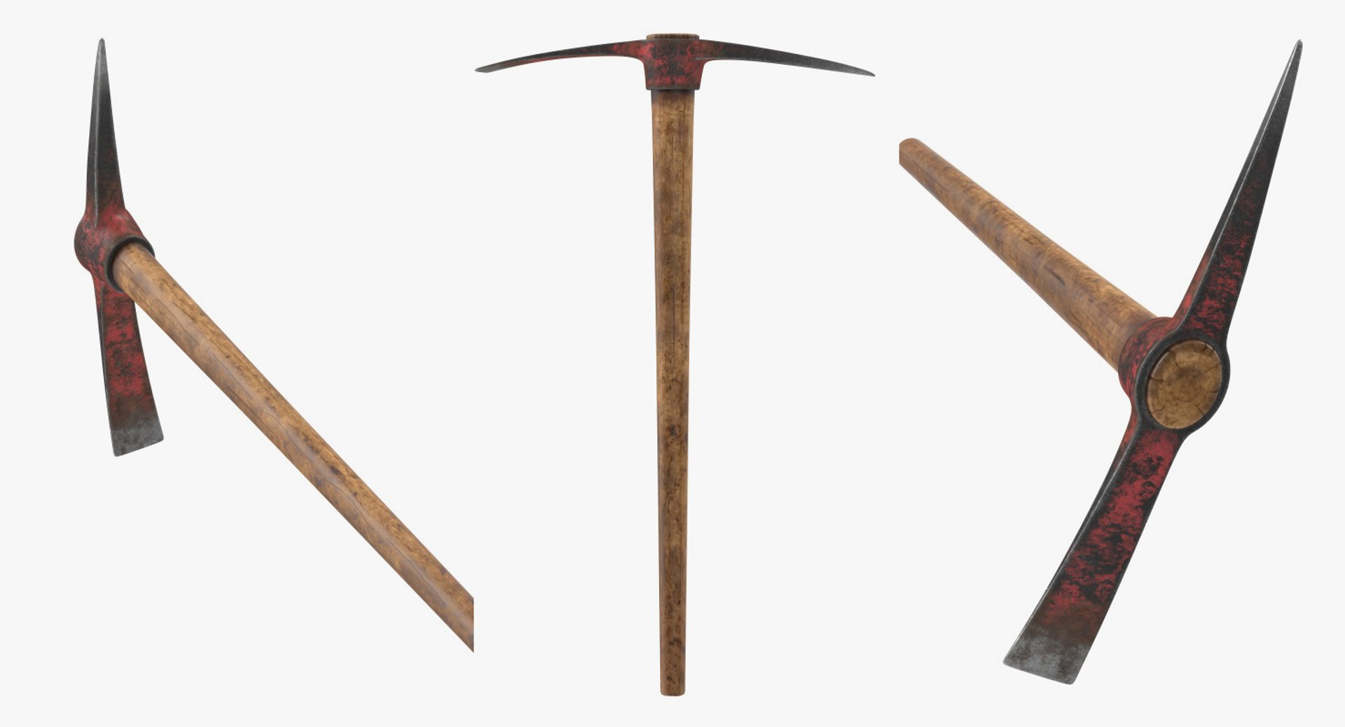 Pickaxe Shovel Hammer 3D Model - TurboSquid 1340189