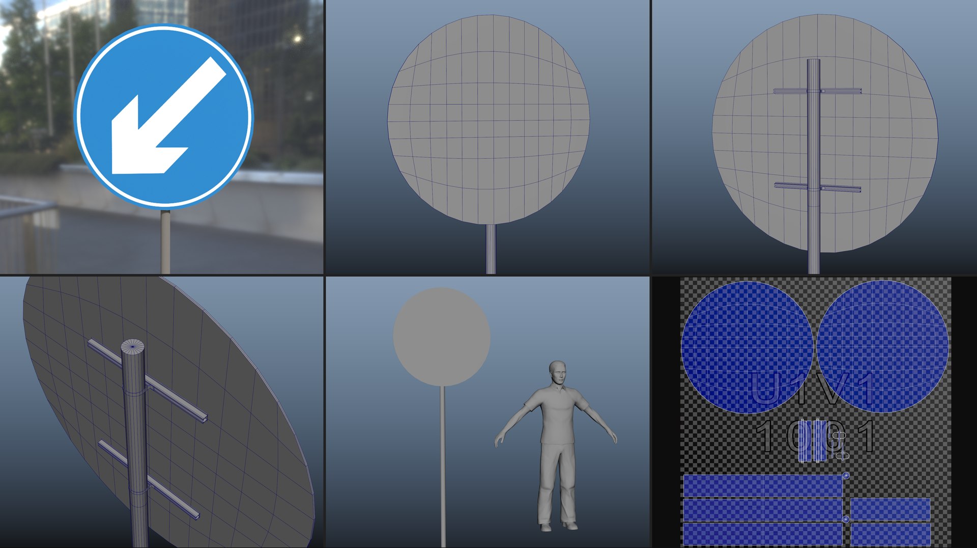 3D Model UK Road Signs Megapack - Game Ready 113 Models - TurboSquid ...