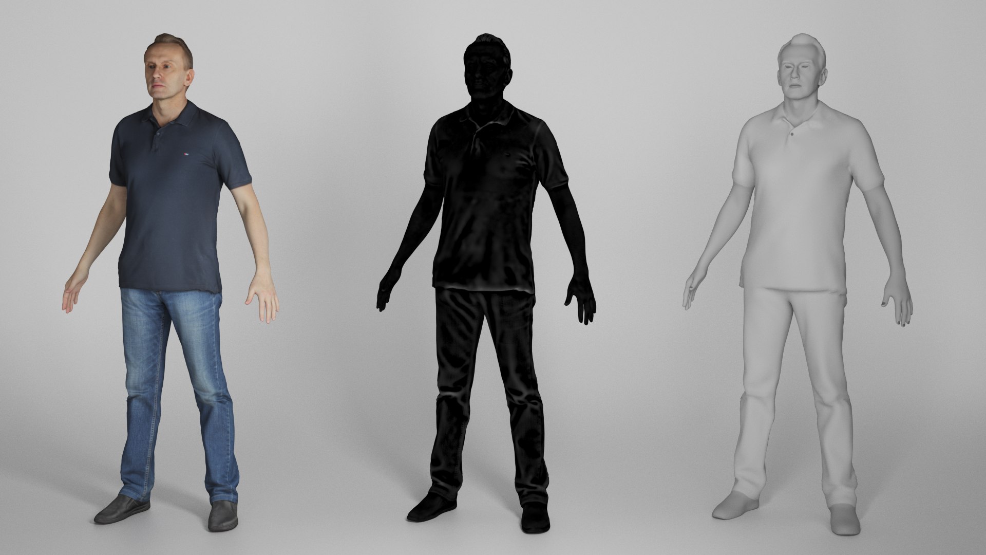 3D Man In Casual Style Ready For Animation 312 - TurboSquid 1740146