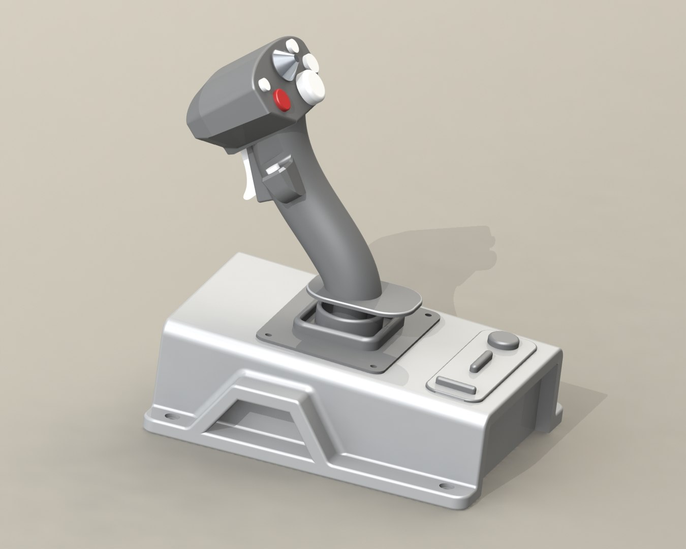 Joystick Side-stick 3d Model