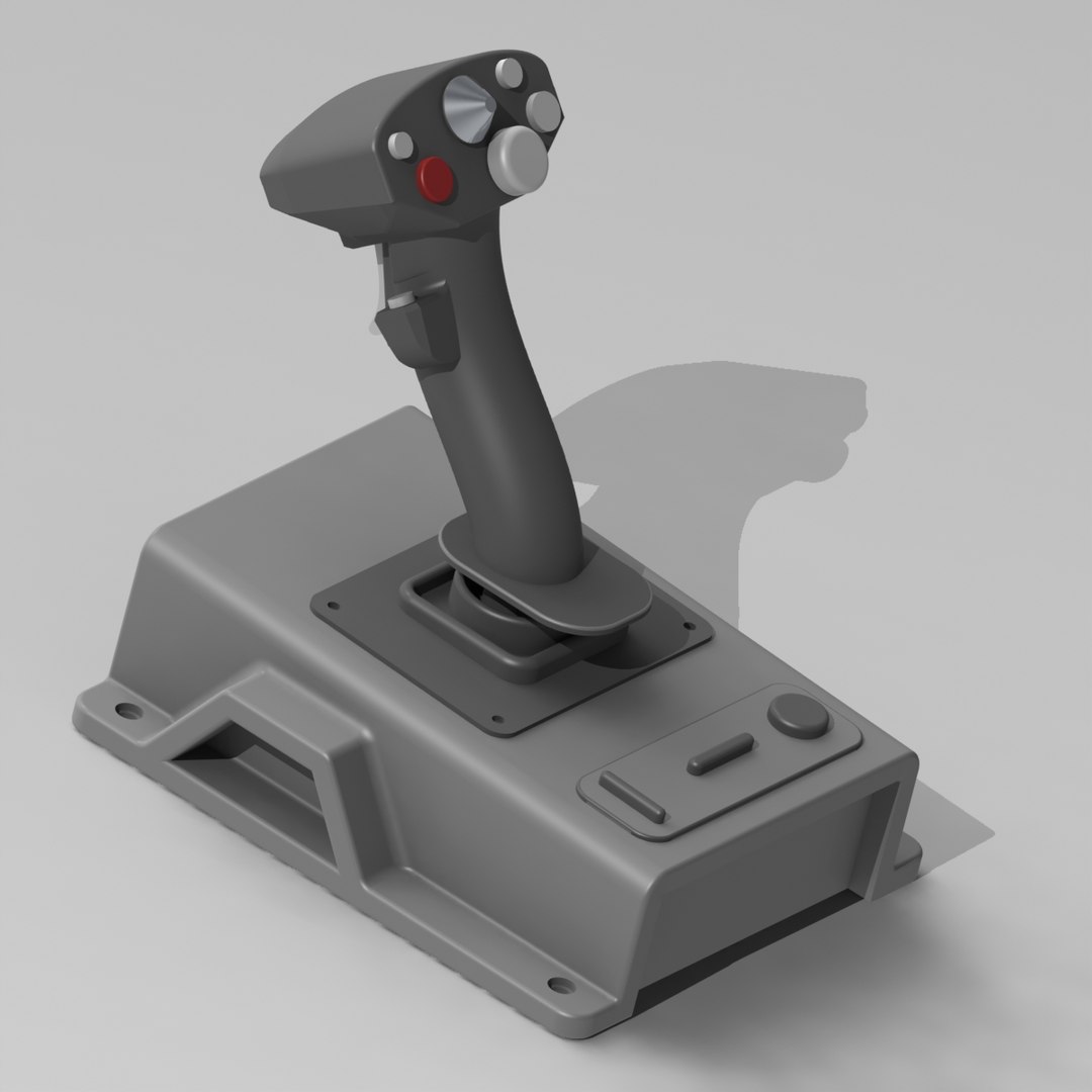 Joystick Side-stick 3d Model