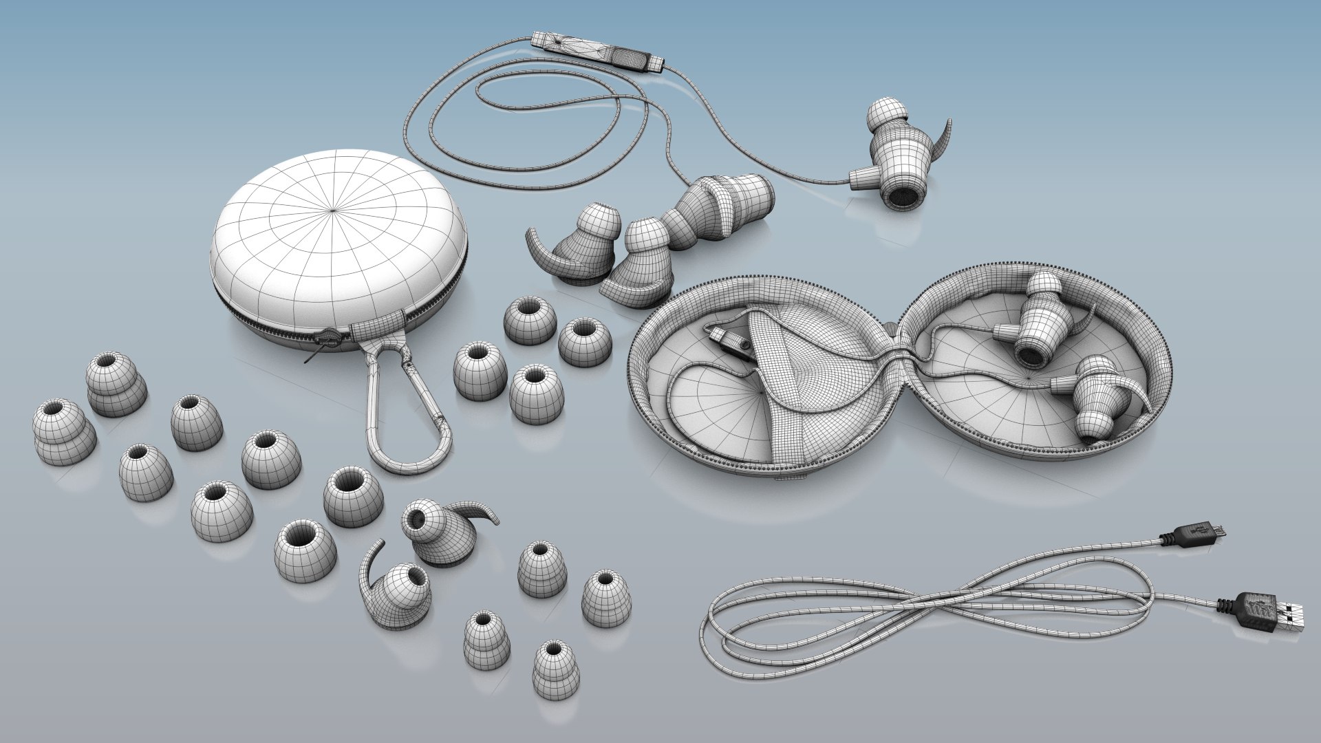 Headset box charger 3D model - TurboSquid 1654330