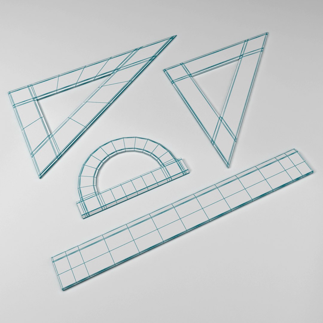 3d Plastic Rulers