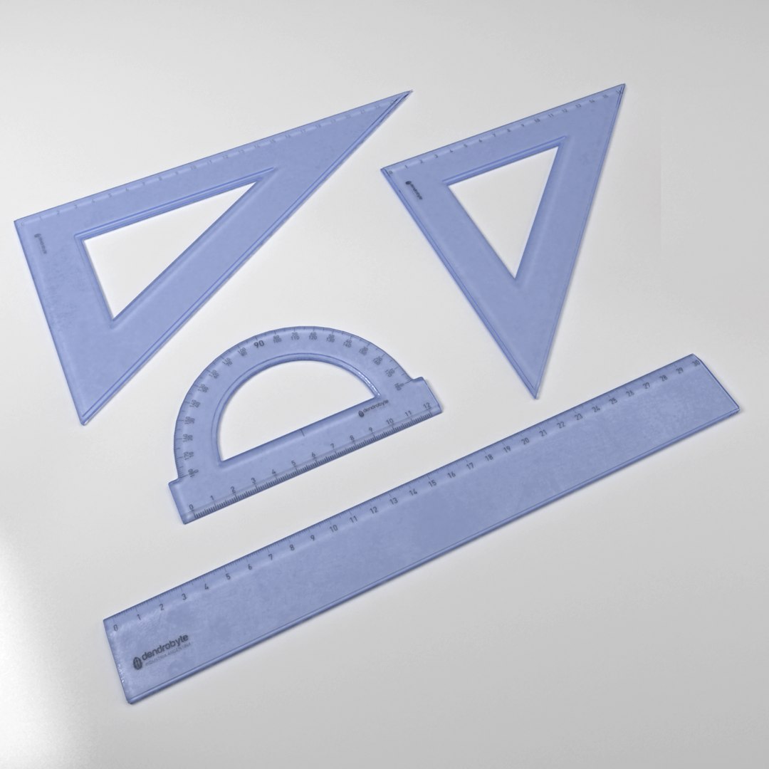 3d Plastic Rulers