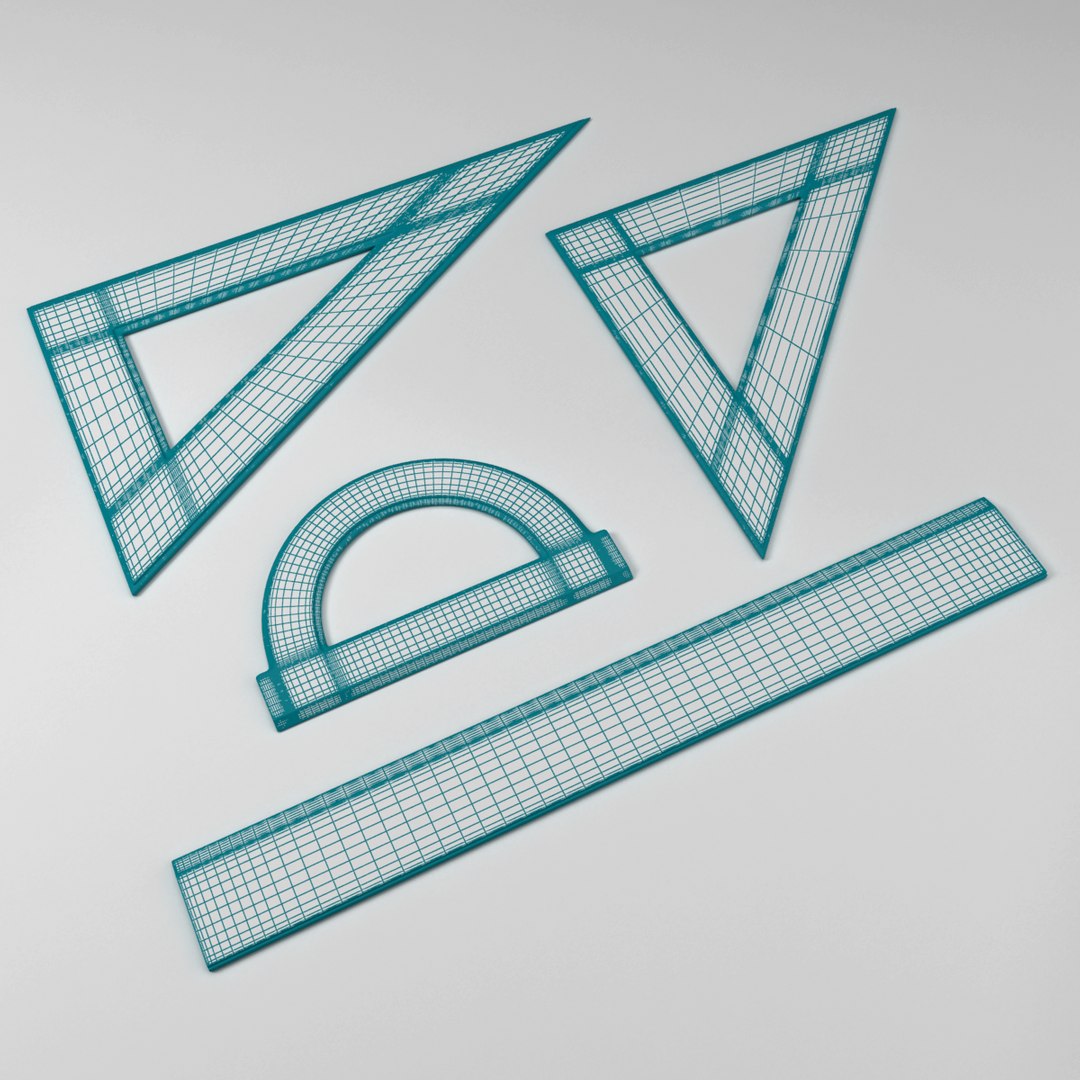 3d Plastic Rulers