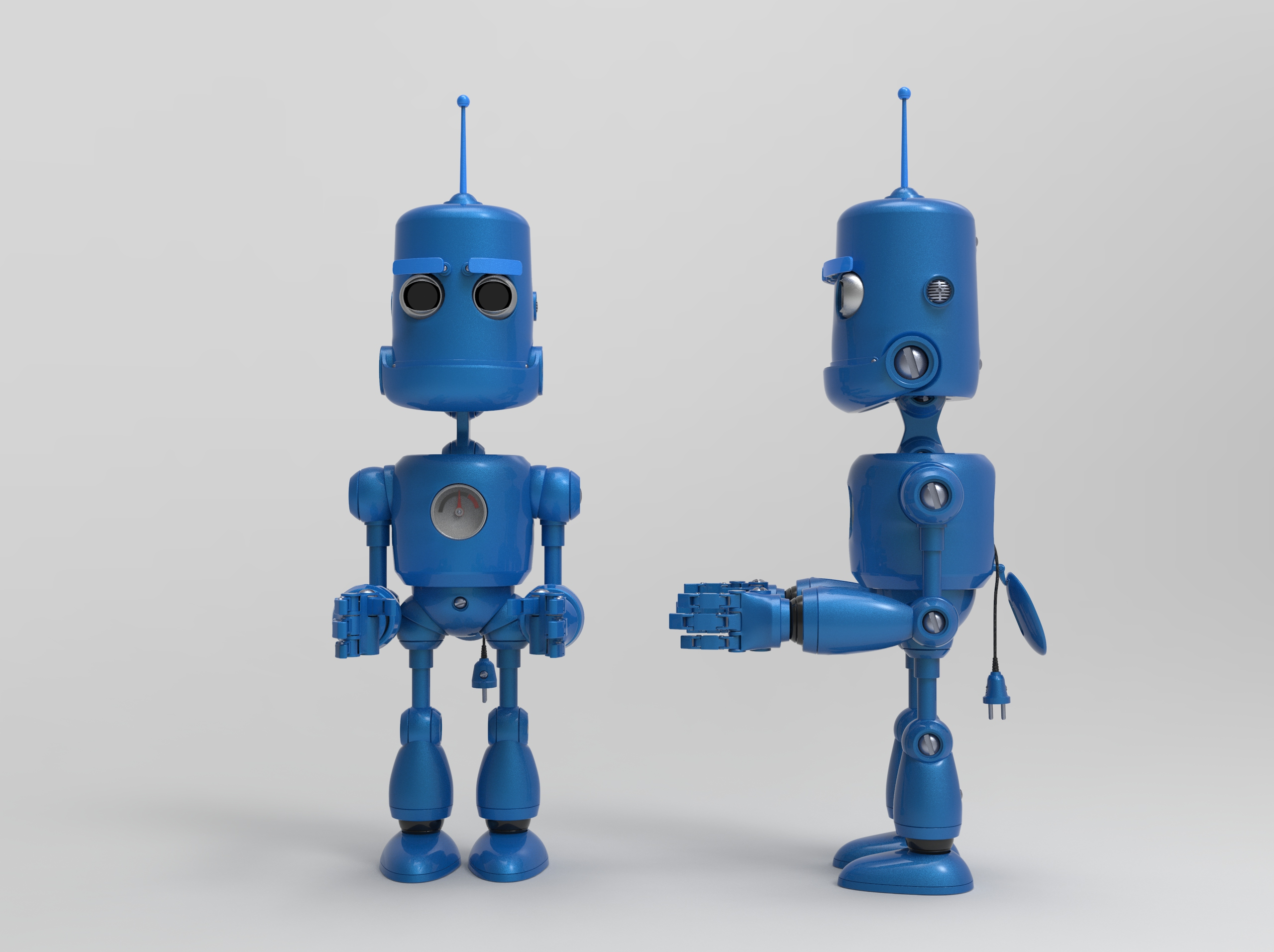 Cartoon robot 3D model - TurboSquid 1458315