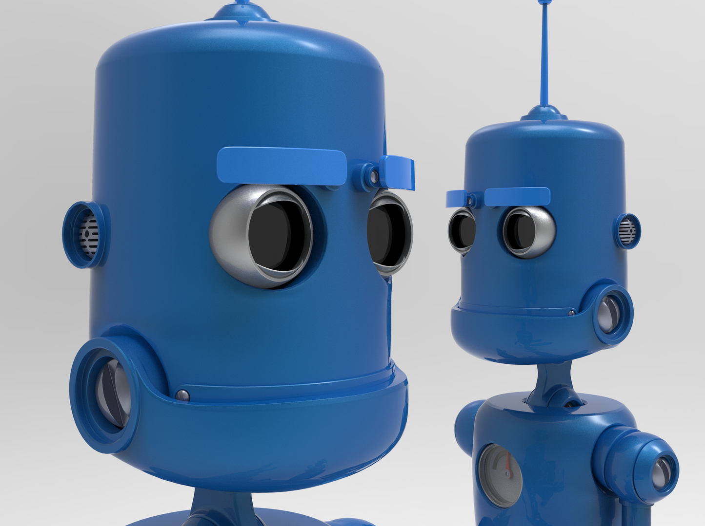 Cartoon robot 3D model - TurboSquid 1458315