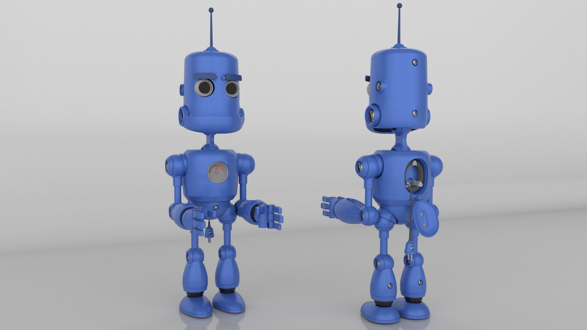 Cartoon robot 3D model - TurboSquid 1458315