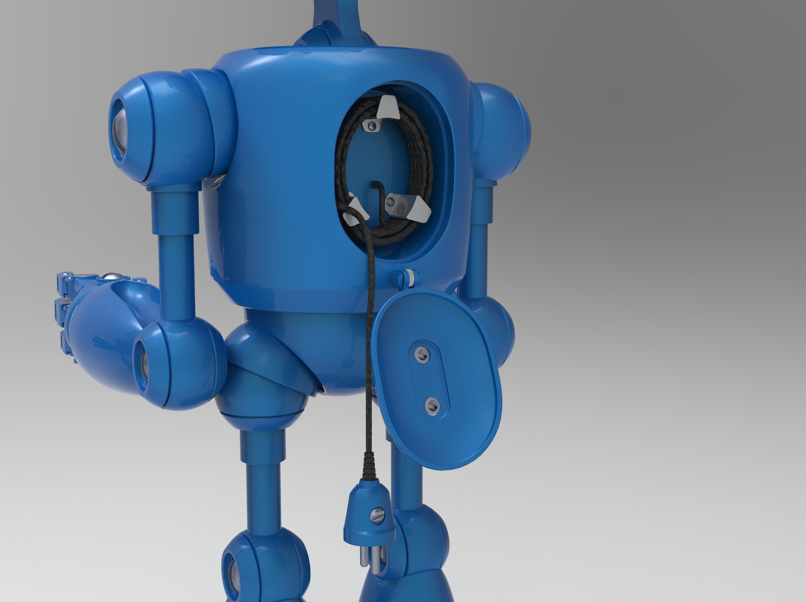 Cartoon robot 3D model - TurboSquid 1458315