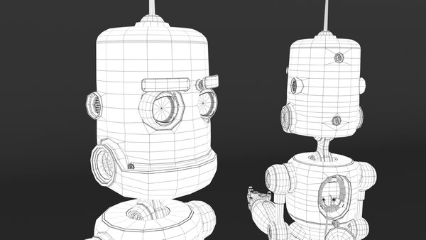 Cartoon robot 3D model - TurboSquid 1458315