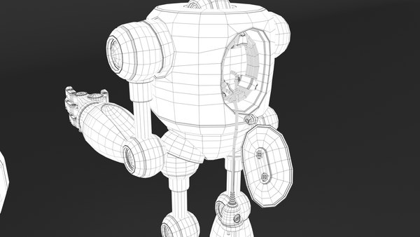 Cartoon robot 3D model - TurboSquid 1458315
