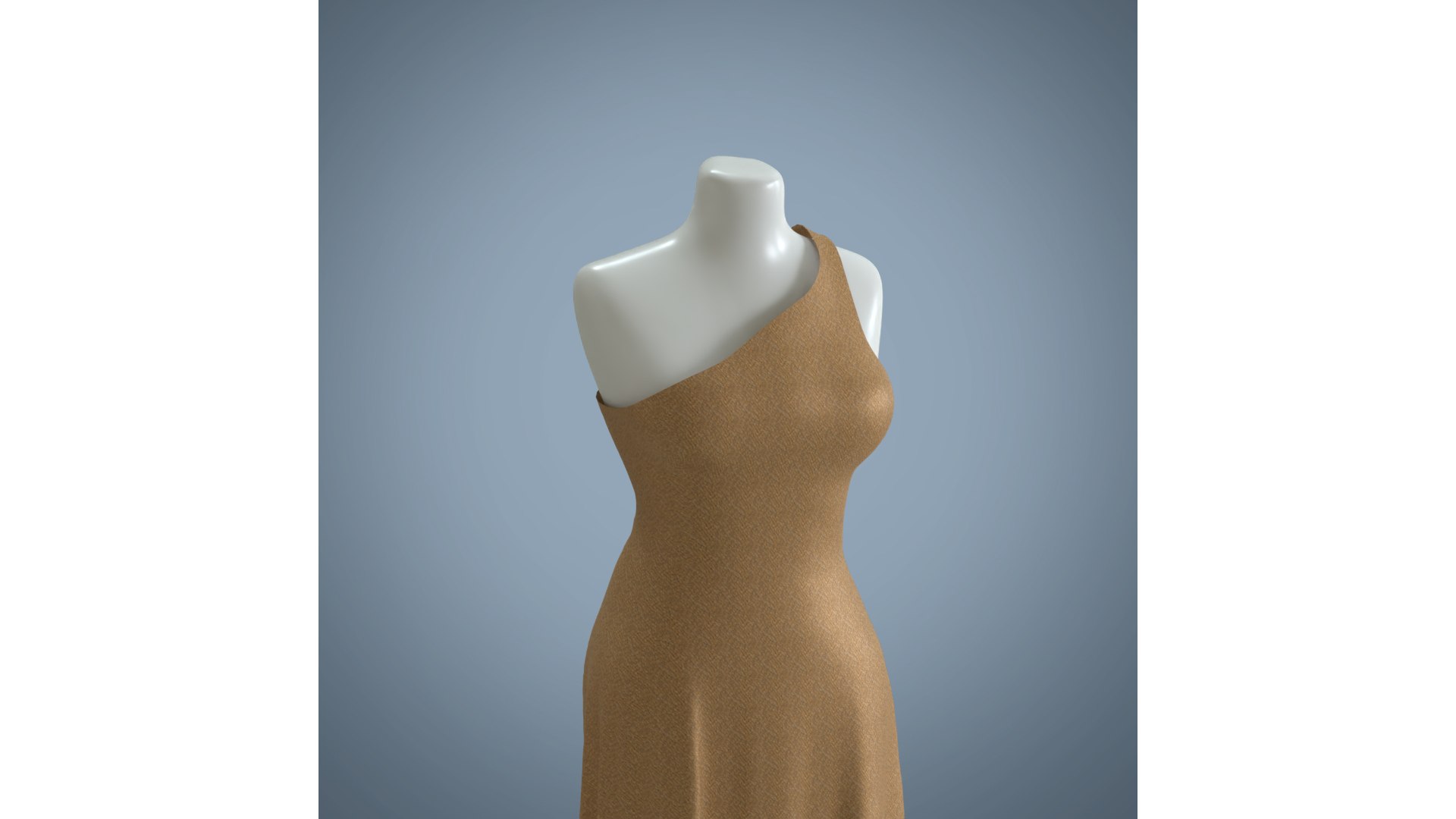 Woman Mannequin Orange Dress 3D Model - TurboSquid 2281331