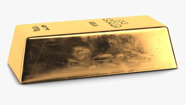 3d gold bar 1