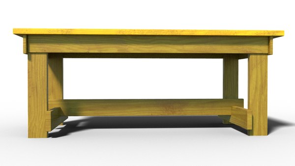 3D Workshop Table with Textures - TurboSquid 2034432