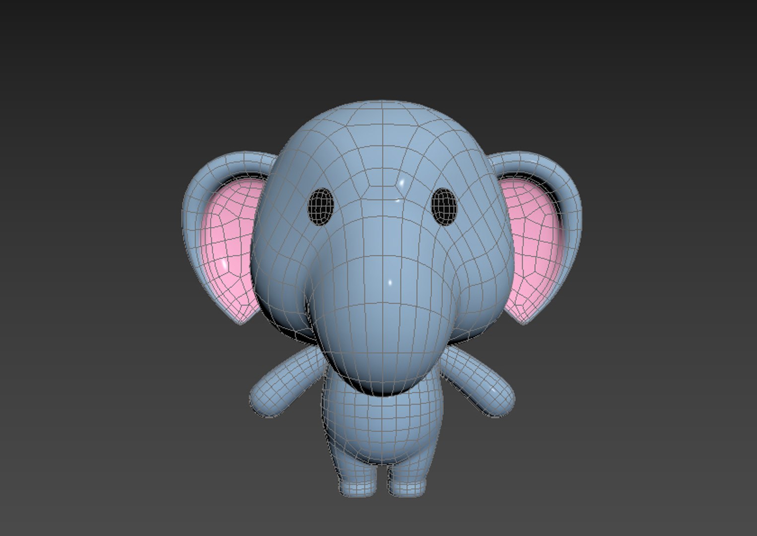 Elephant Character 3D Model - TurboSquid 1650155