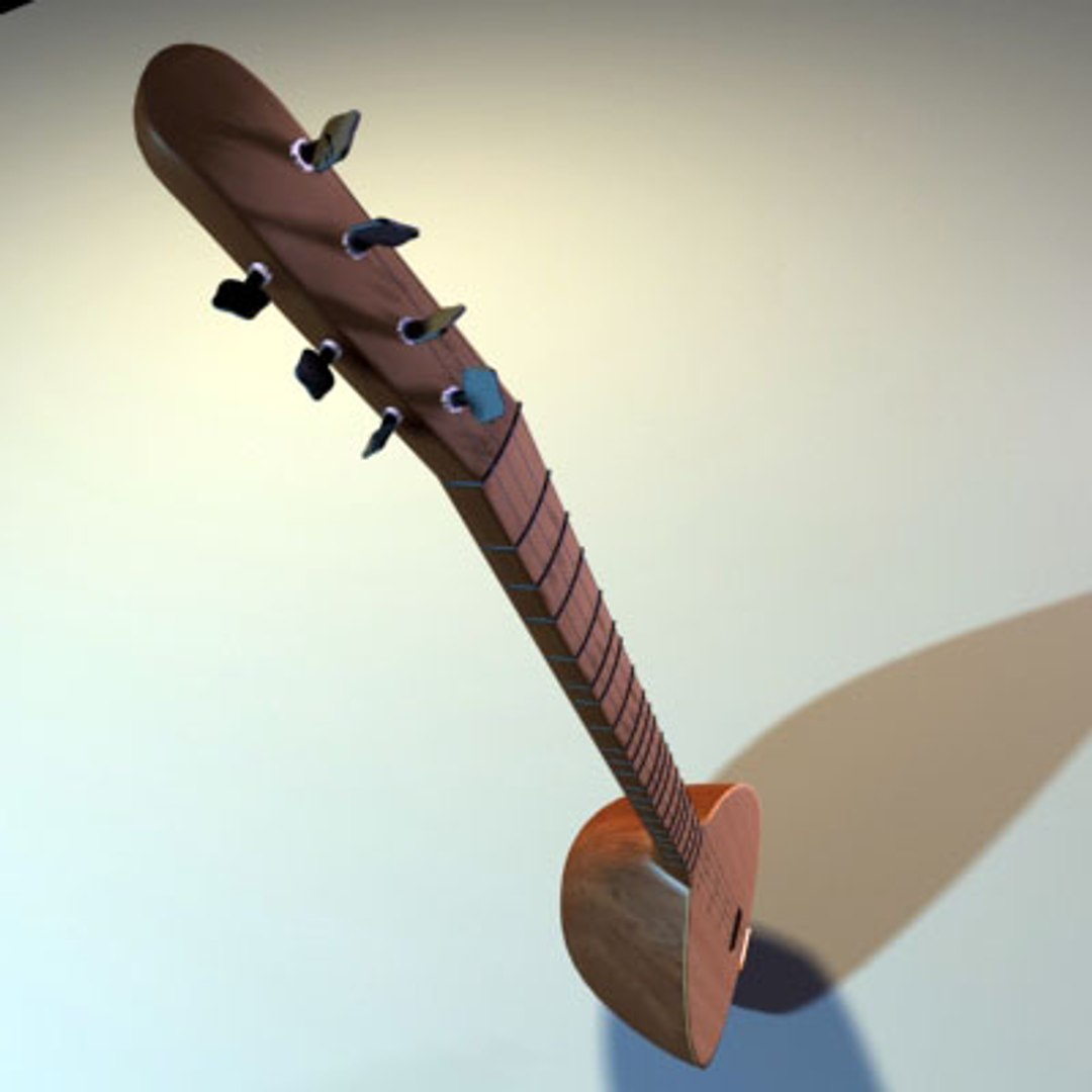 3d Turkish Musical Instrument Model
