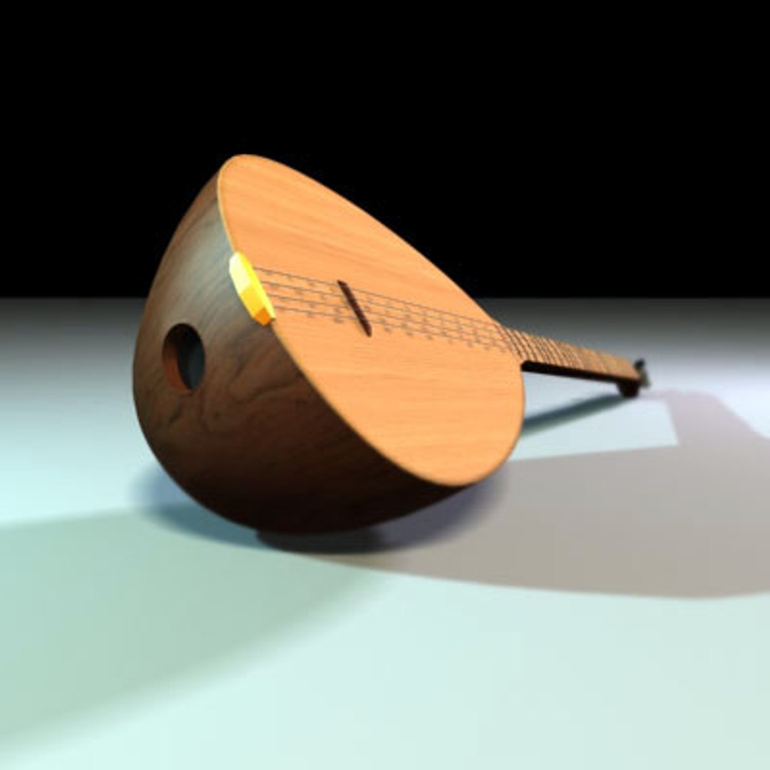 3d Turkish Musical Instrument Model