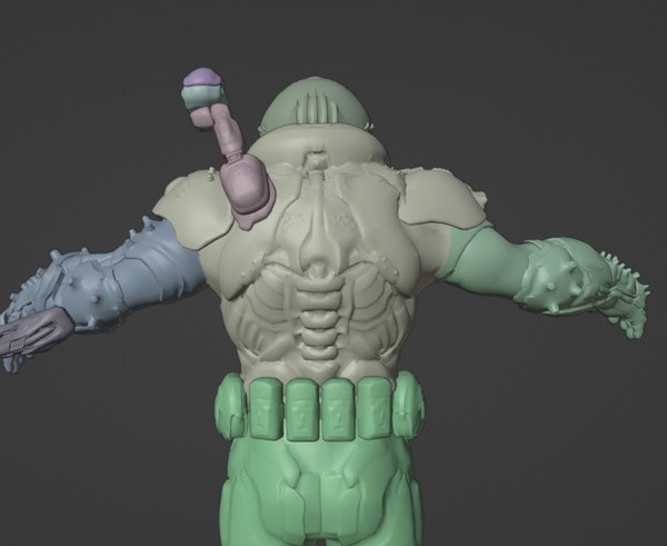 3D DOOM Eternal - DOOM GUY by Bossposes - TurboSquid 1847344