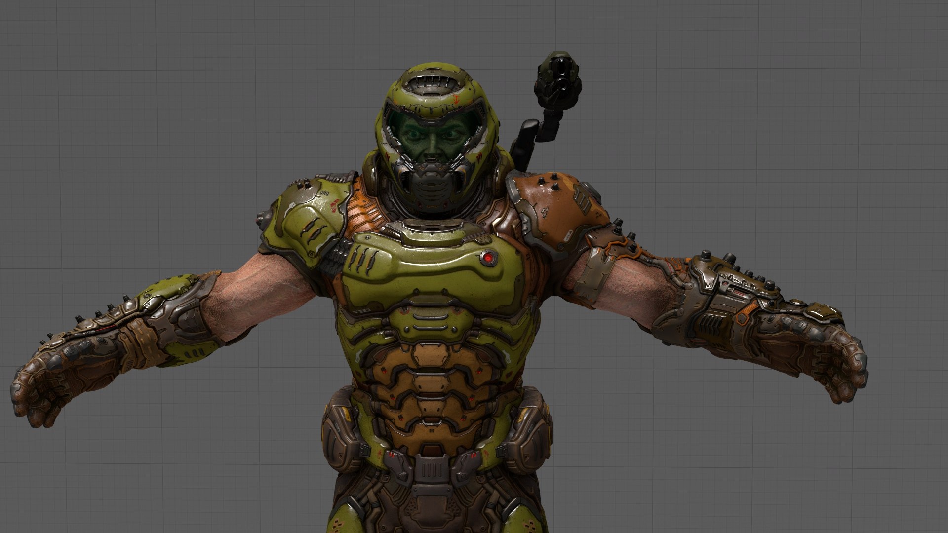 3D DOOM Eternal - DOOM GUY By Bossposes - TurboSquid 1847344