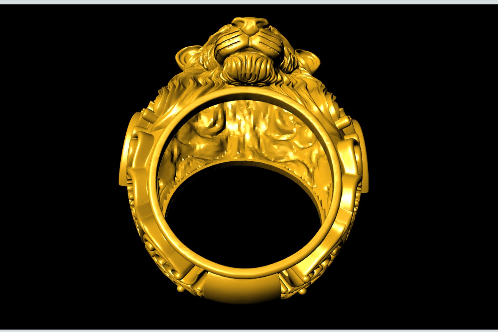 3D Lion Ring 3D-print model file model - TurboSquid 2073060