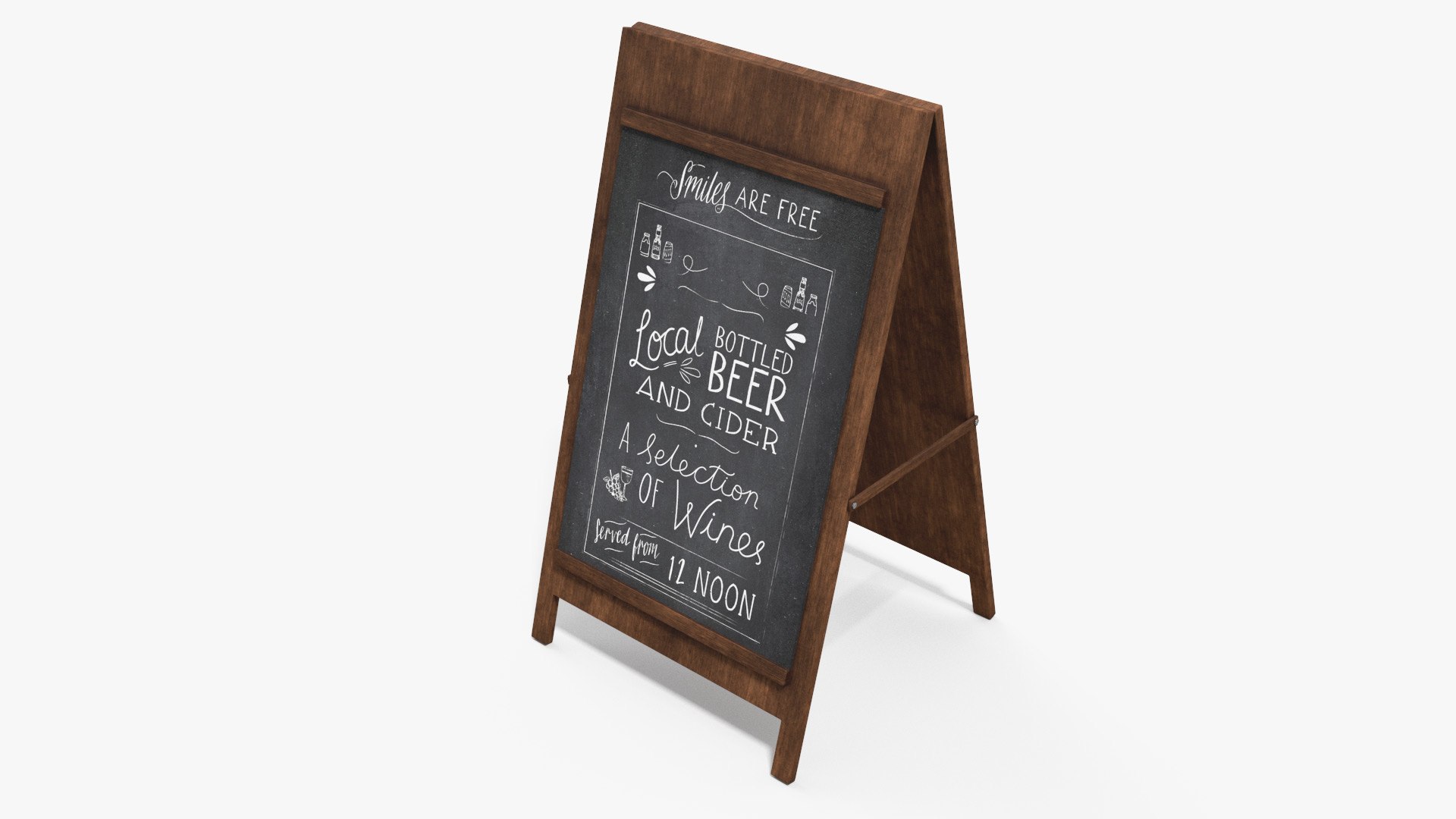 3D Menu Board Pbr Model - TurboSquid 1685211
