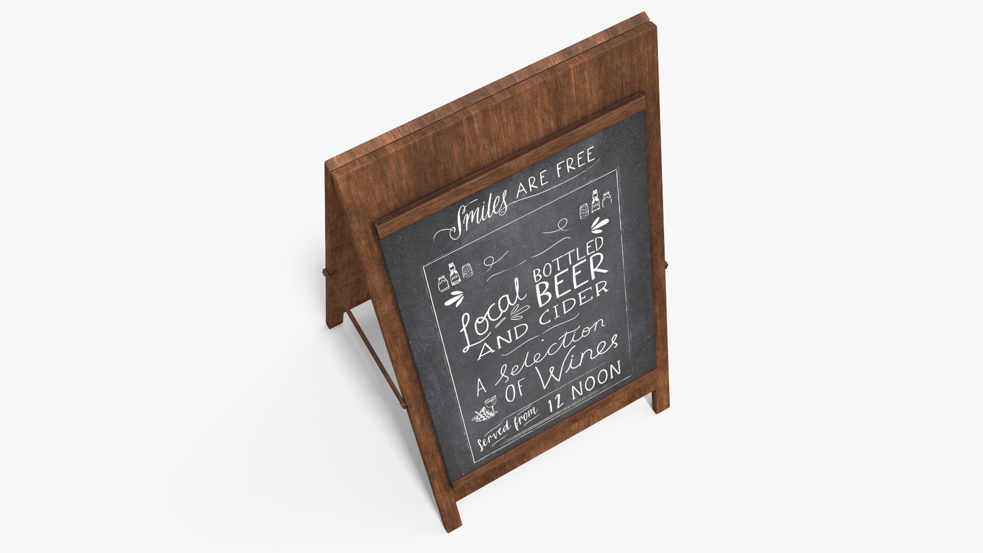 3D Menu Board Pbr Model - TurboSquid 1685211