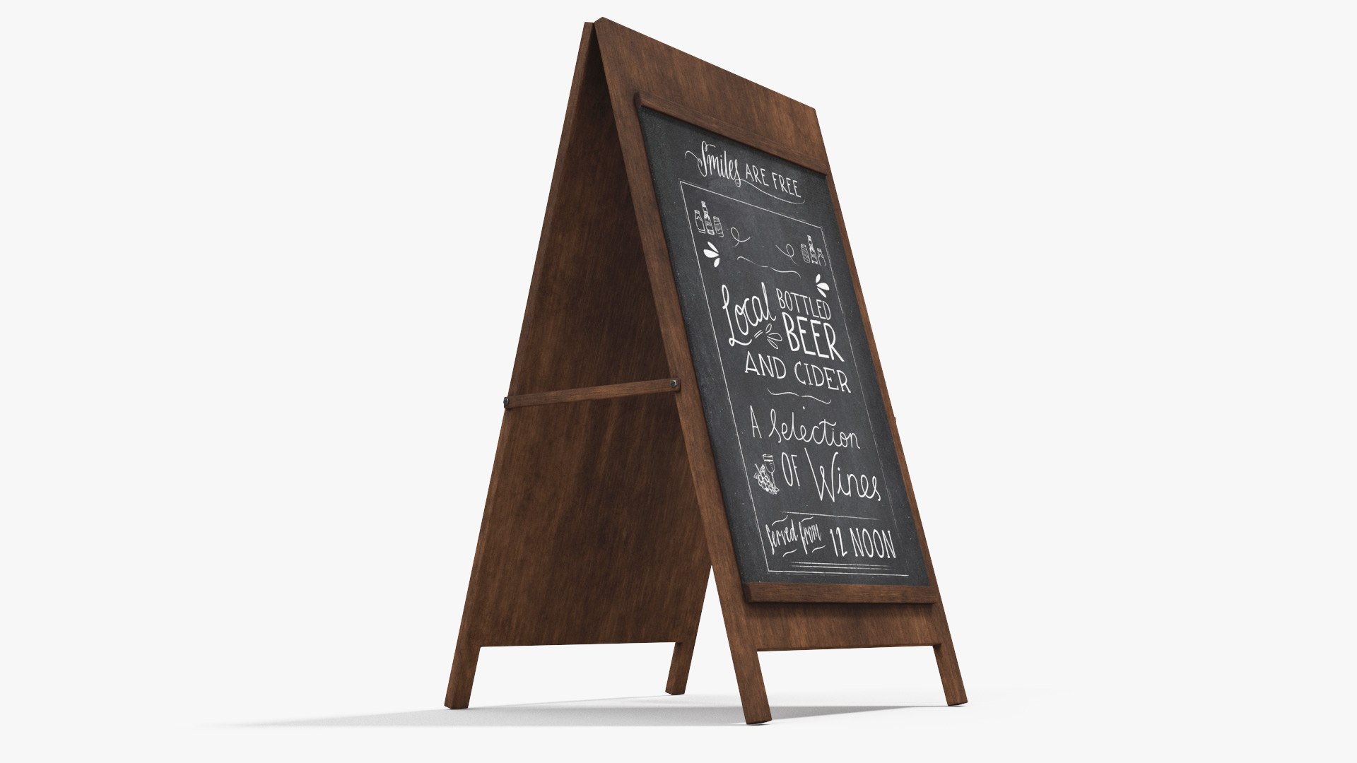 3D Menu Board Pbr Model - TurboSquid 1685211