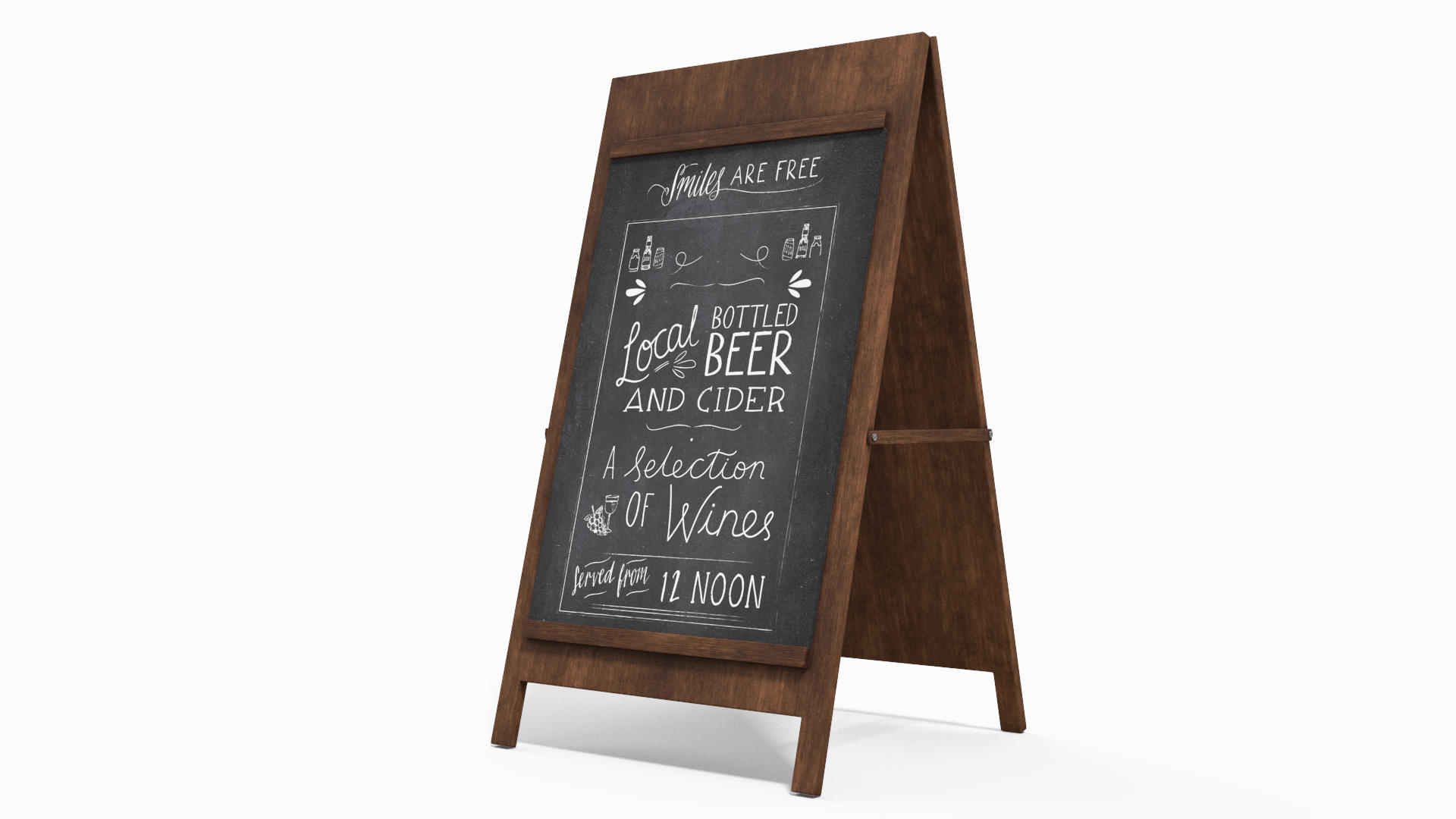 3D Menu Board Pbr Model - TurboSquid 1685211