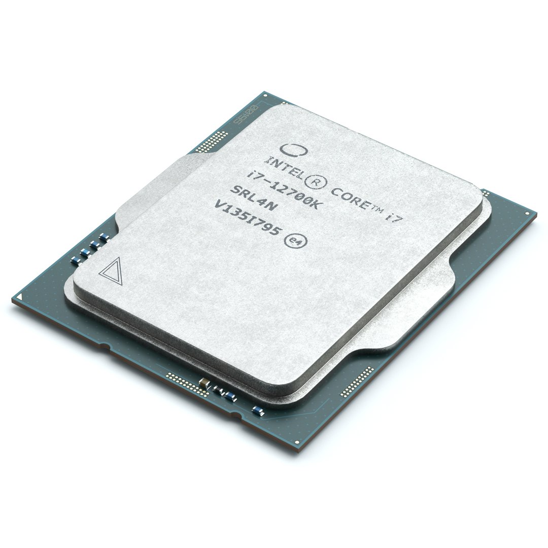CPU Intel Core 12th Gen 3D - TurboSquid 1874332