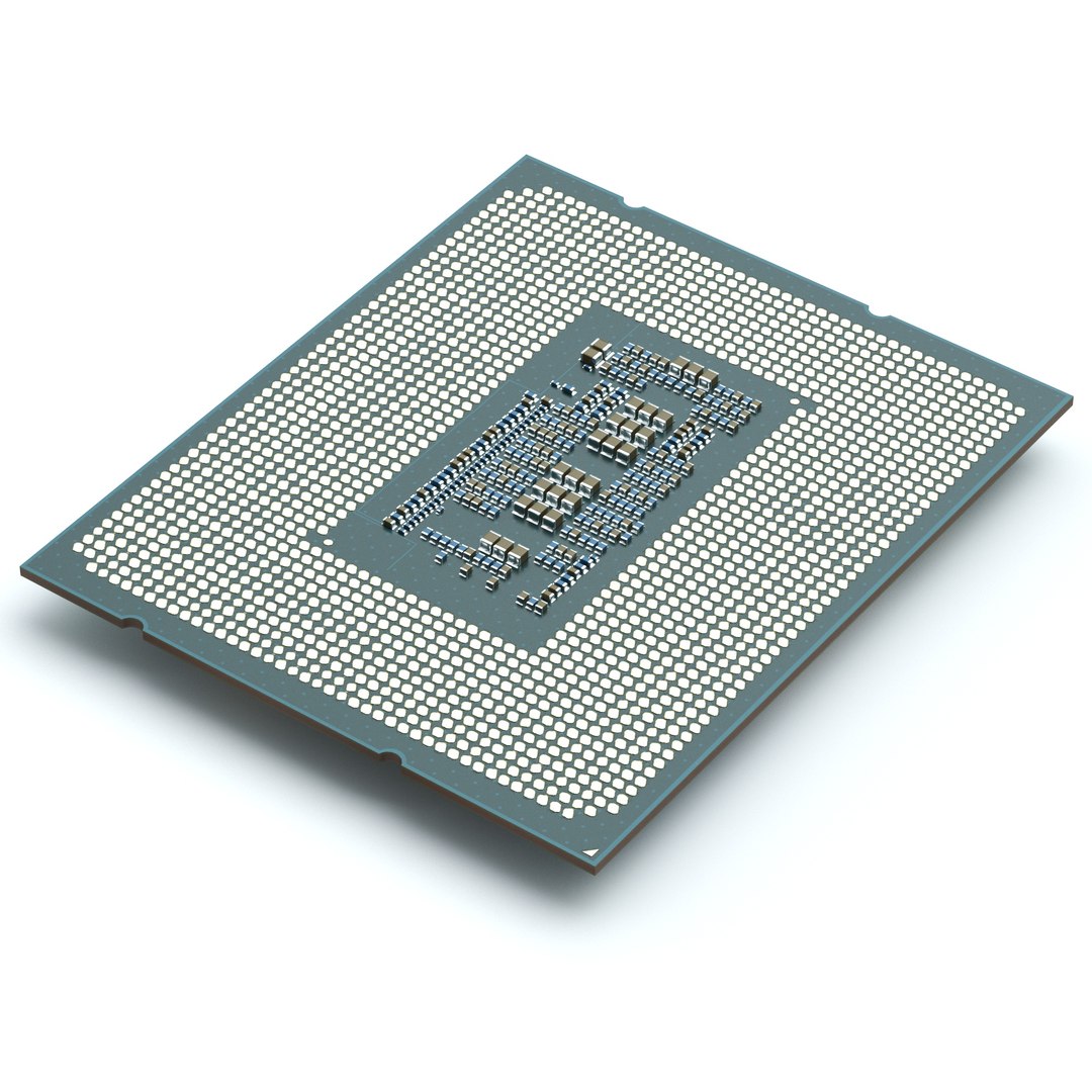CPU Intel Core 12th Gen 3D - TurboSquid 1874332