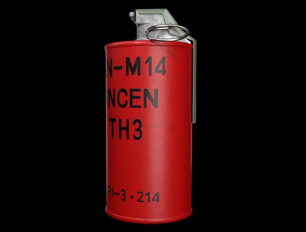 수류탄 AN-M14 TH3 3D 모델 - TurboSquid 1429002