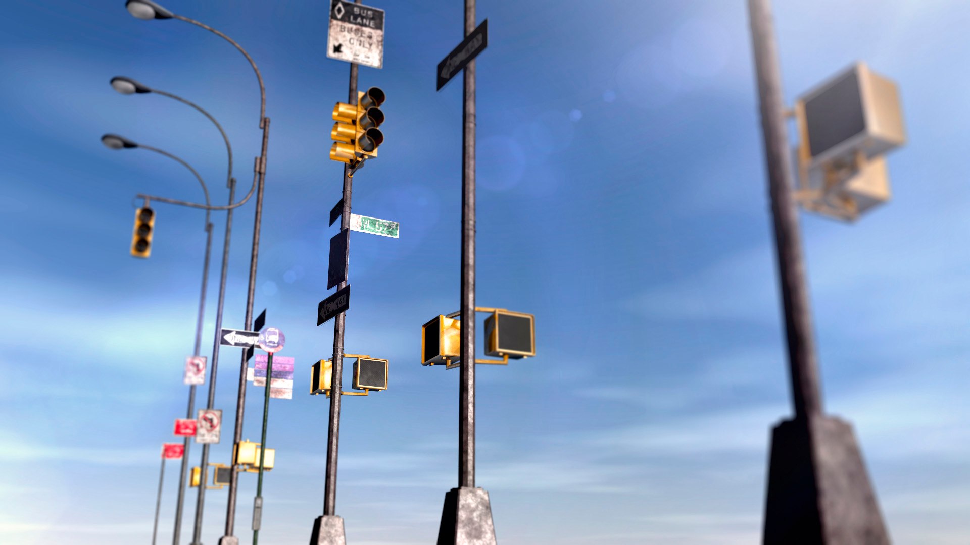 Traffic Lights Pack 3D Model - TurboSquid 1286124