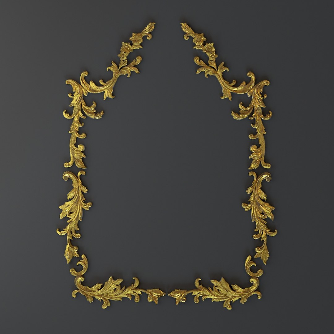 3D Frame Cartouches - TurboSquid 1237170