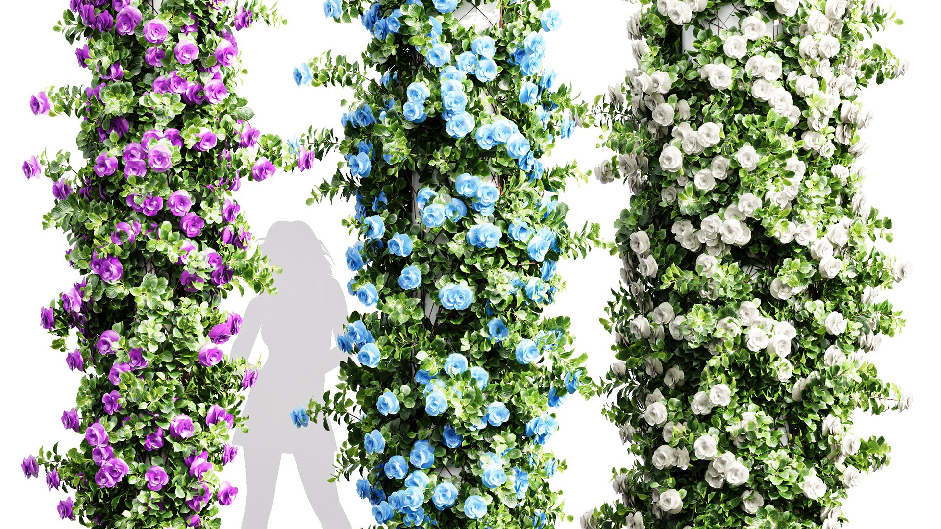 3D 9Different SETS Of Plant Flower Set Vol 47 - TurboSquid 2241342