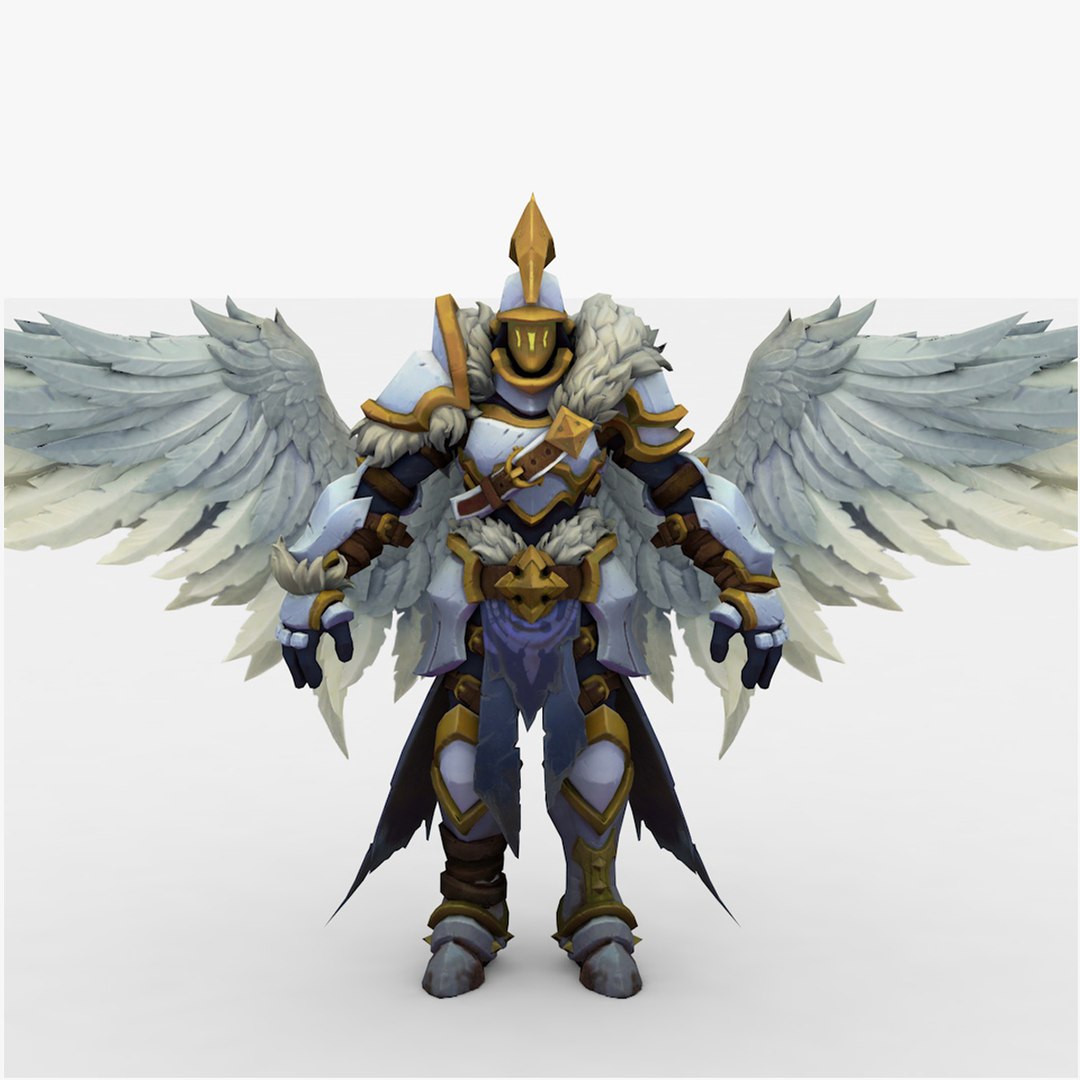 3D Angel Rigged And Animated - TurboSquid 2329459