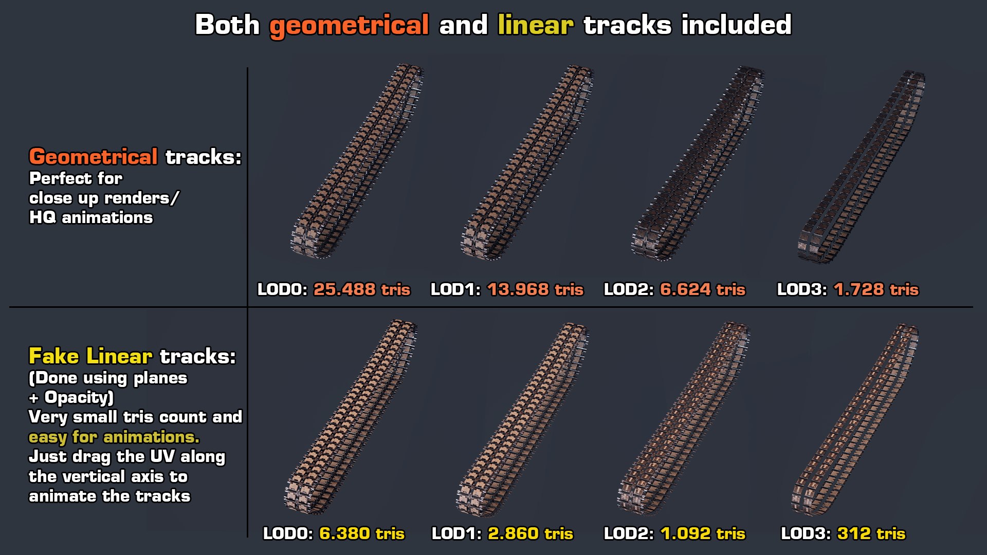 3D Rigged AMX56 Leclerc GameReady LODs model - TurboSquid 1986669
